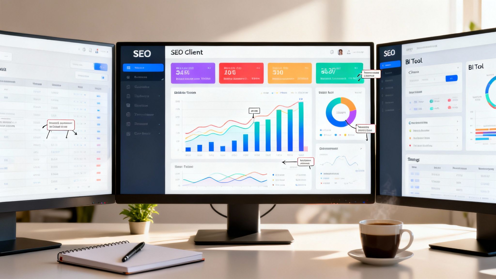 Seo: seo client dashboard examples - 7 dashboards to wow your clients